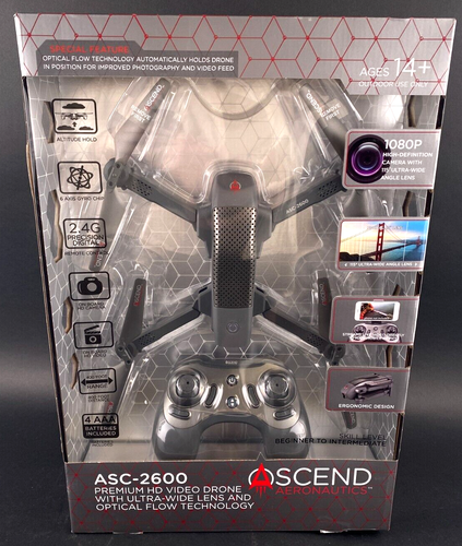 Ascend+Aeronautics+ASC-2600+Premium+HD+Video+Drone+1080P+Camera for ...