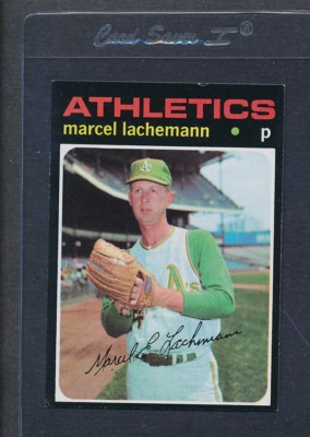 1971 Topps #084 Marcel Lachemann Athletics EX/MT *5959 | eBay