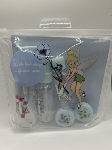 Tinker Bell Refill Container Pump Dispenser Cream Case Flip Cap Bottle ...