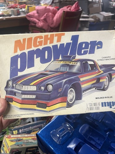 Vintage Car Model Kit Mpc Chevy Camaro Night Prowler Wide Body Custom 1 ...