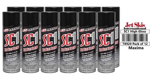 Maxima Racing Oils SC1 High Gloss Silicone Clear Coat 12oz. Spray Case ...