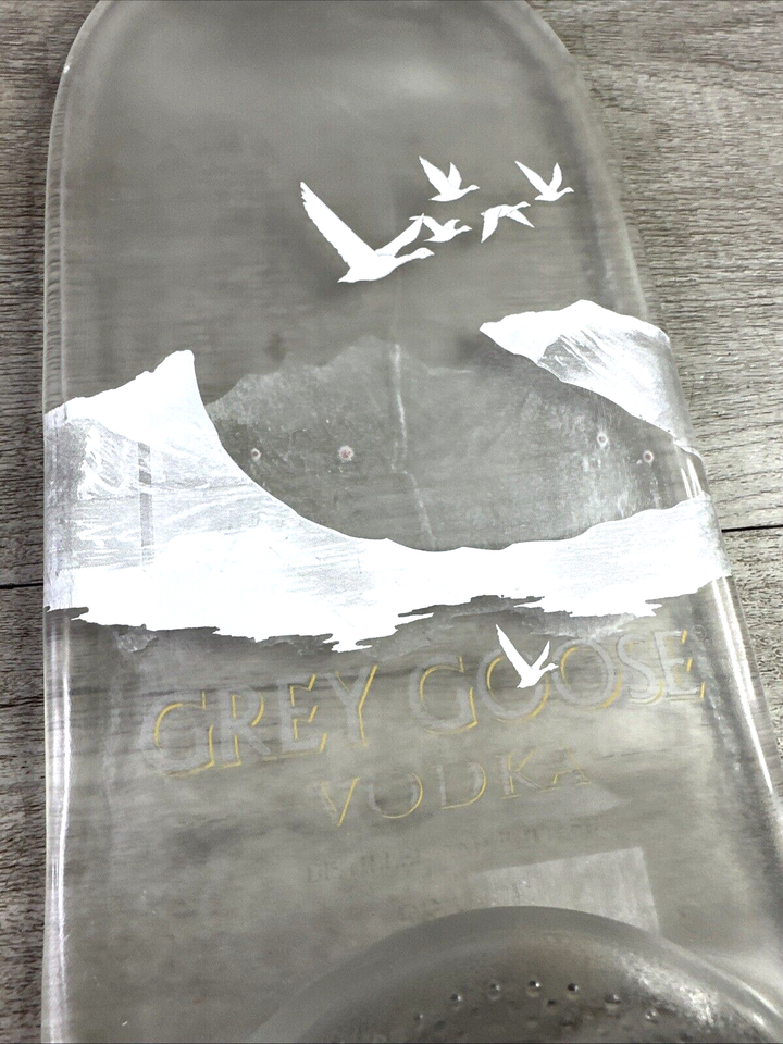 GREY GOOSE VODKA BOTTLE SPOON Rest Cheese Board DECOR Melted Flat Piece ...