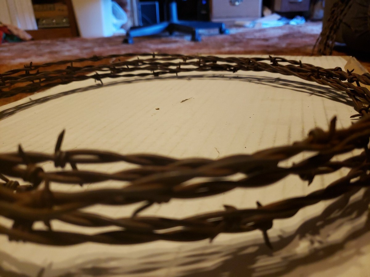 Barb Wire Western Wreath Barbed Wire Wreath Standing Spray In Burns,