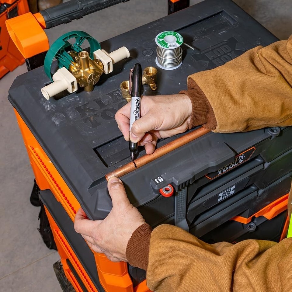 MODbox 3-Drawer Toolbox, Modular Tool Storage System, Heavy-Duty Ball ...