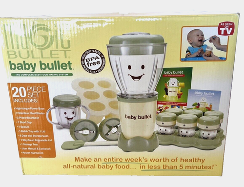 Magic Bullet complete 20 pc Baby Food making System New In Box | eBay