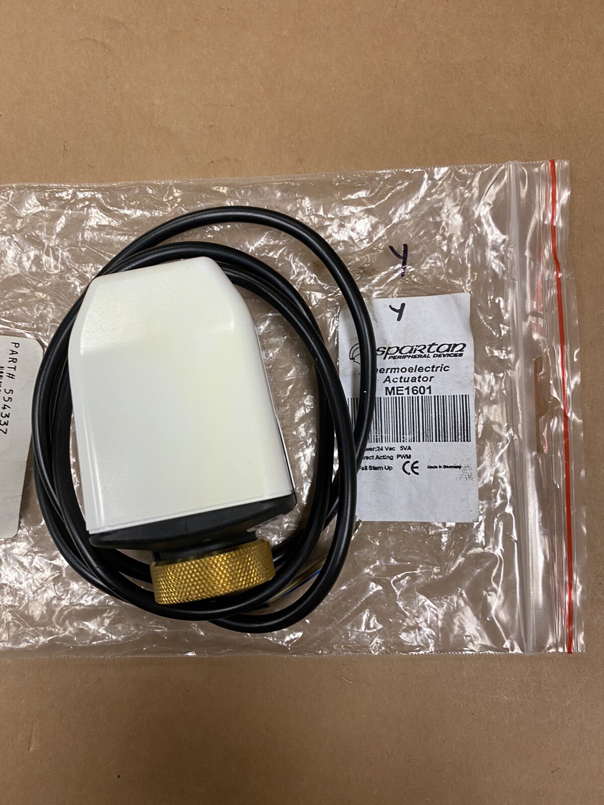 Spartan ME-1601 Thermal Electric HVAC Valve Actuator 24V TSA6.11/24 for ...