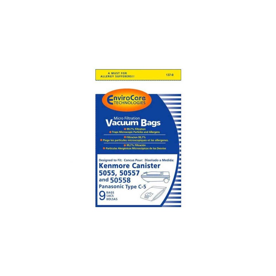 Kenmore Canister Type C Sears 18 Vacuum Bags & 2 CF1 filters | eBay
