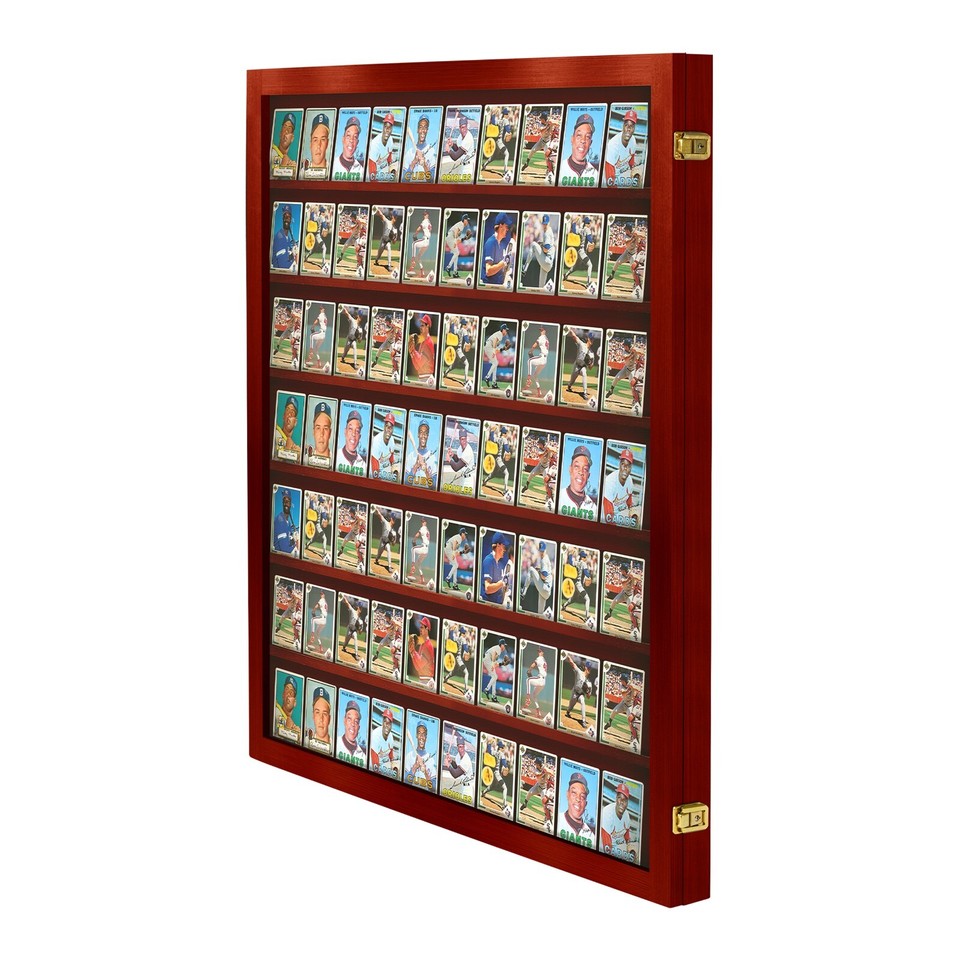 Baseball Card Display Case Sports Card Display Frame Lockable - 70 ...