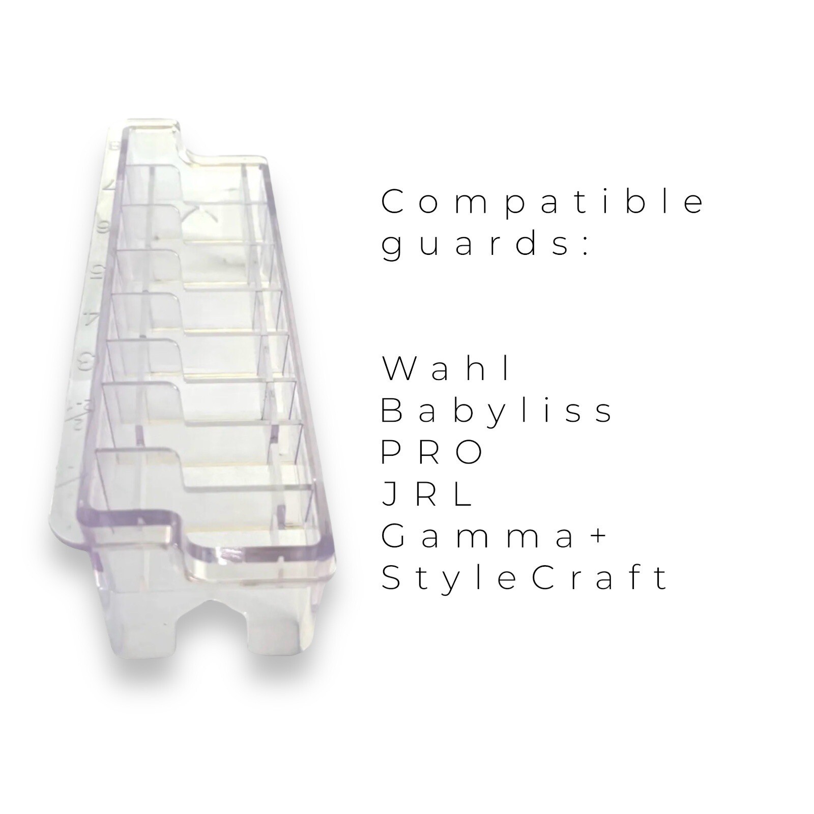 Clipper Guard Holder Guide Container Wahl Babyliss Pro JRL Gamma+ ...