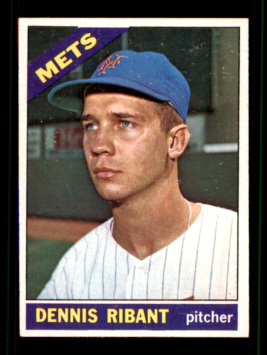 1966 Topps #241 Dennis Ribant - Crease Free | eBay