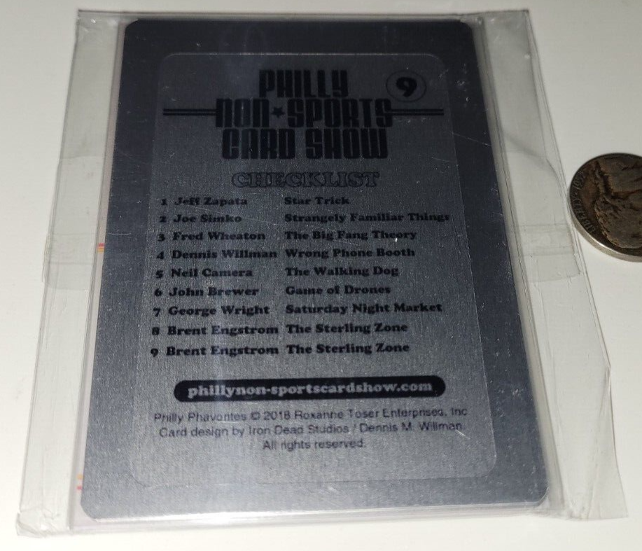 2018 PHILLY NON-SPORTS CARD SHOW Promo SEALED CARD SET Star Trick GAME OF DRONES | eBay