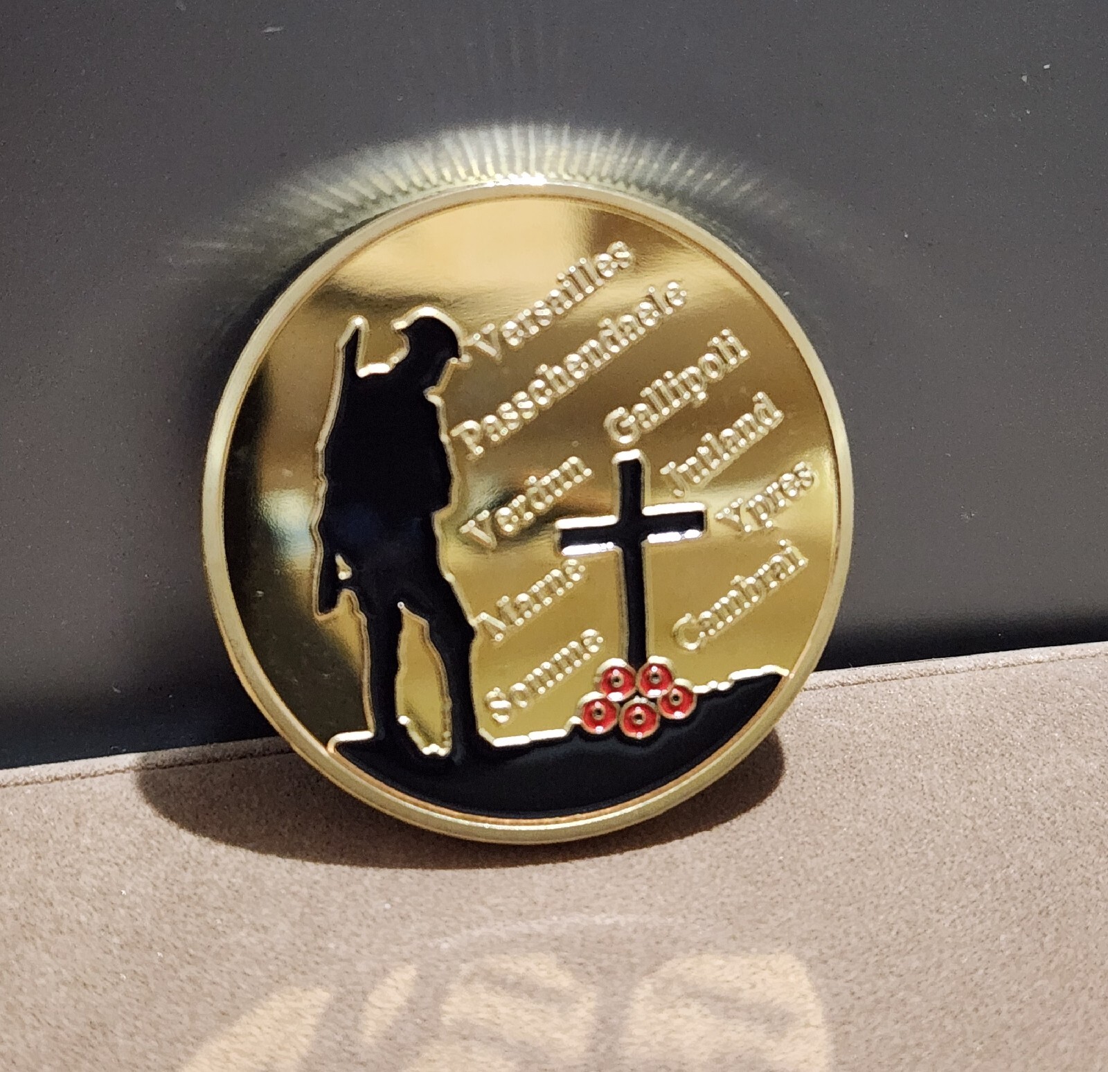 QUEAMBLER WW1 Coin World War 1 Commemorative Coin Token 1914-1918 Coin ...