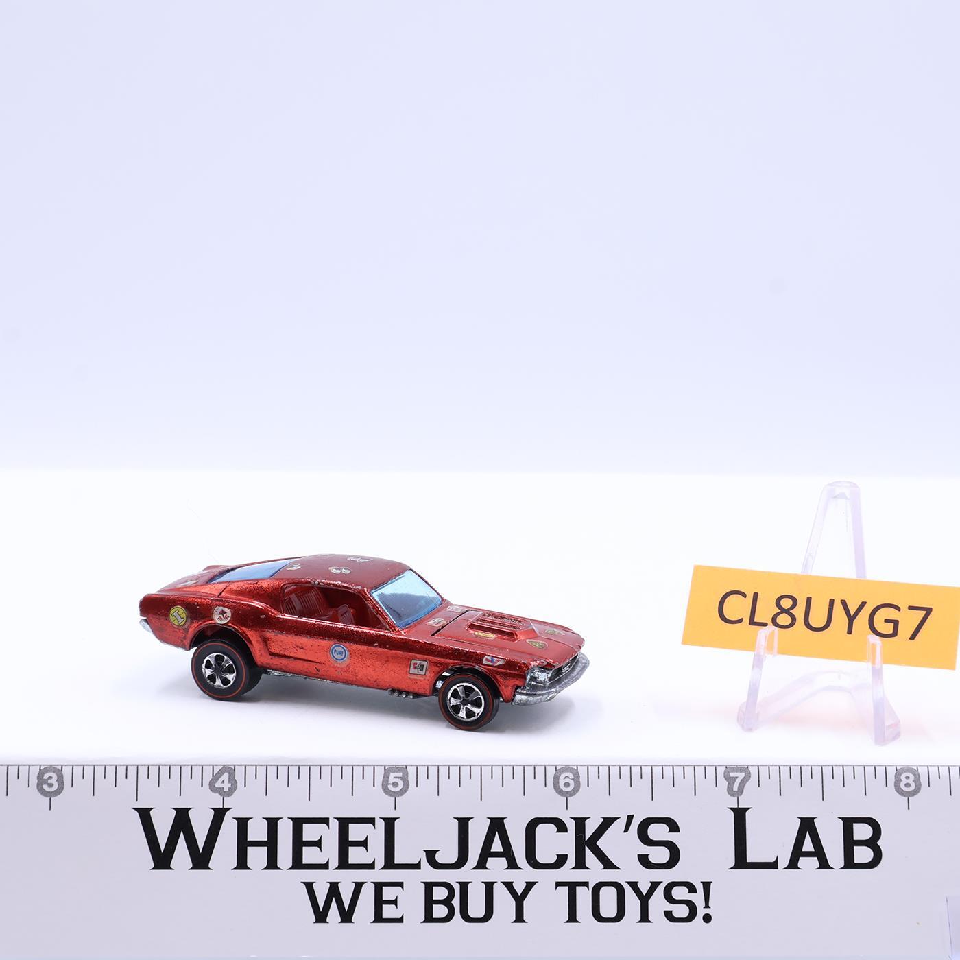 Custom Mustang Red 1967 Redline Hot Wheels Mattel Vintage RL RED ...