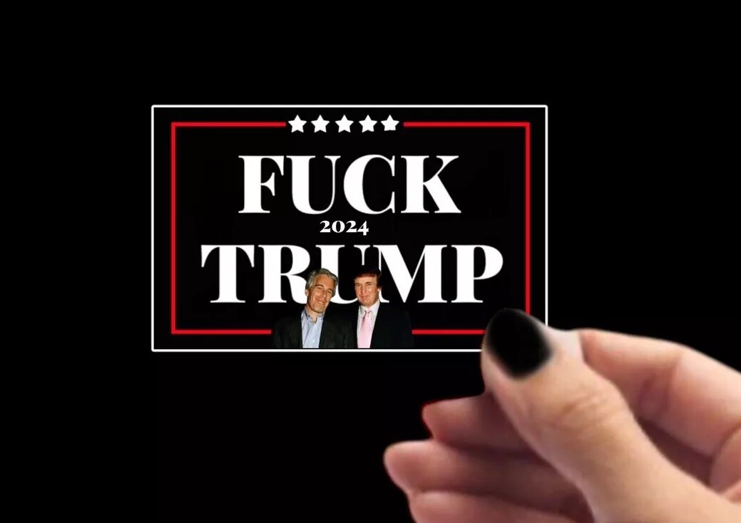 ANTI TRUMP F TRUMP Vinyl Sticker Car Bumper Vinyl Decal | eBay