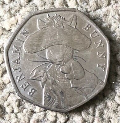 Rare 50p Coin Beatrix Potter Benjamin Bunny 2017 | eBay UK