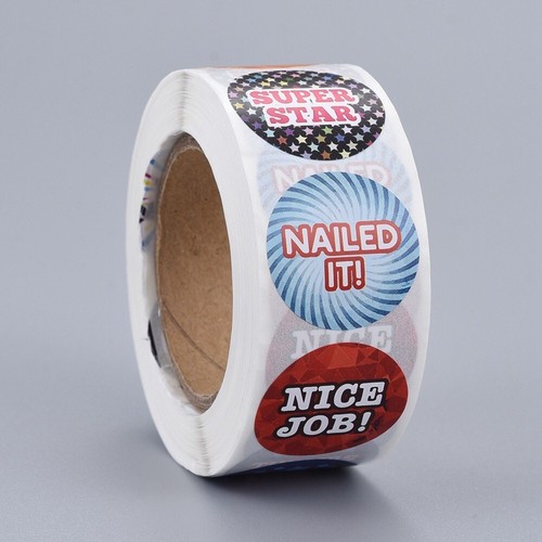 Inspiration Positive Saying Words labels stickers 500 ea per roll v1 | eBay