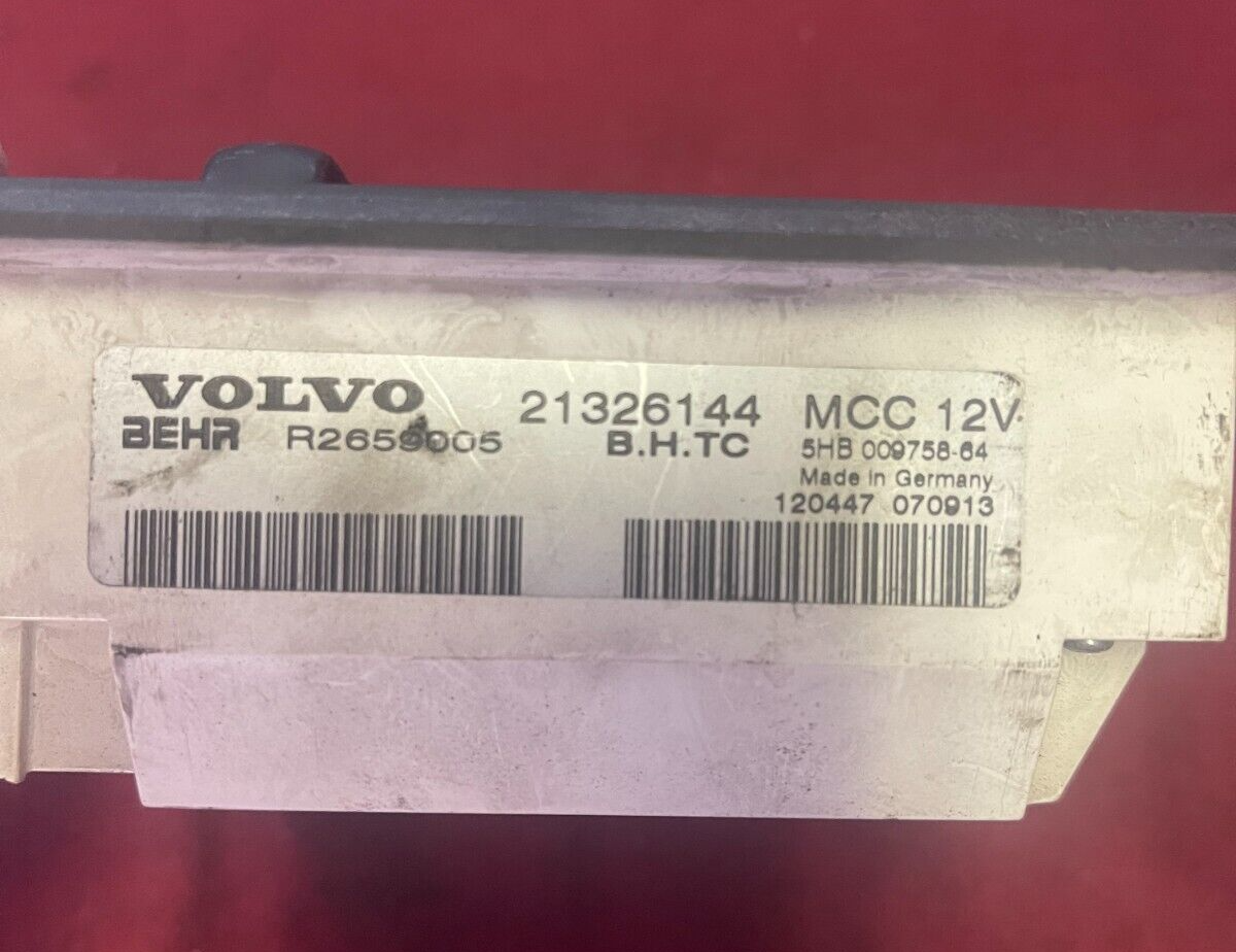 VOLVO HVAC SWITCH TEMPERATURE CONTROL module, OEM, 21326144 BROKEN TAB ...