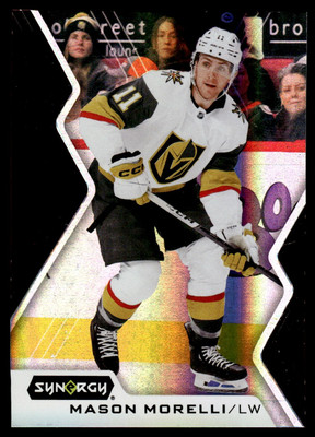 Mason Morelli Rookie #95 2024-25 Upper Deck Synergy Red Parallel ...