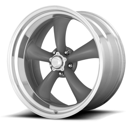 (Set of 4) Staggered American Racing Torq Thrust II 17" 5x5 Gunmetal ...