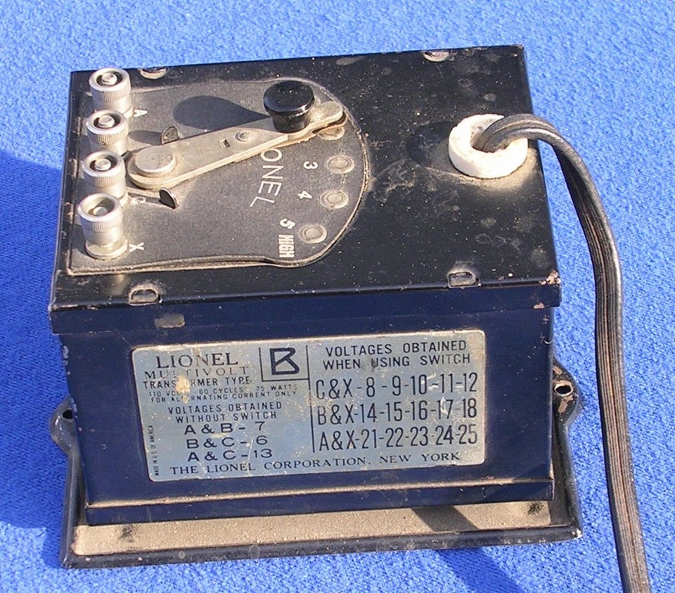 Pre-War Lionel 75 Watt Type B Transformer EX+ 1930s | eBay