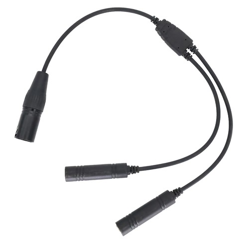 Aviation Headset GA Dual Plugs Cable Replacement For Airbus 5 Pin XLR ...