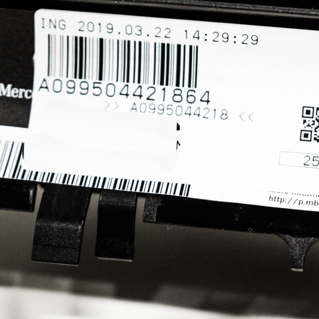 MERCEDES BENZ GLC X253 Radiator Right Supporting Frame A0995044218 ...