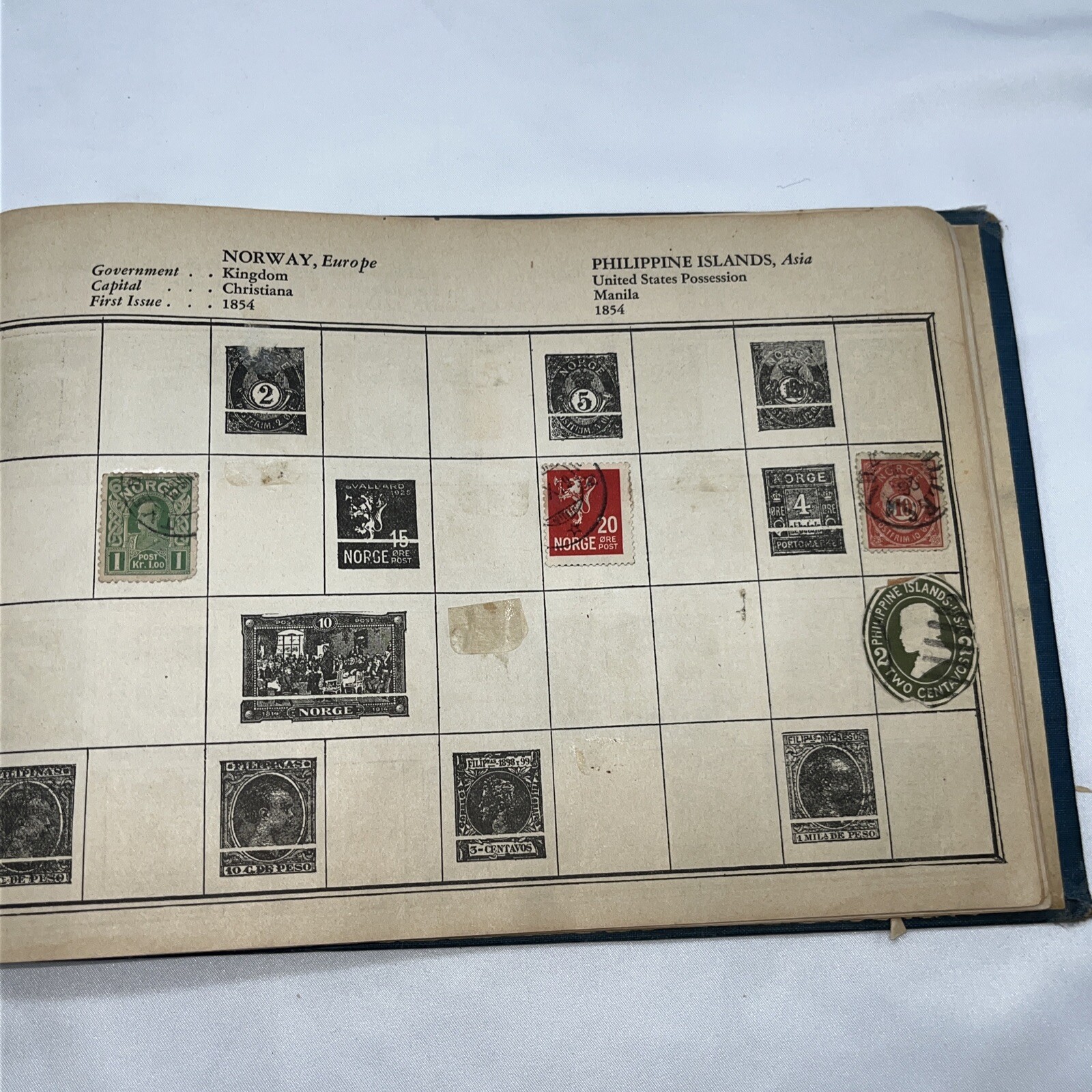The World United States And Foreign Postage Stamp Album. W/64 Mostly ...