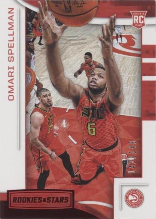 2018-19 Panini Chronicles - Rookies and Stars Omari Spellman #604 Red ...