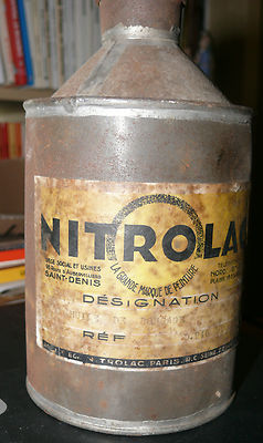 RARE BIDON ANCIEN HUILE NITROLAC | eBay