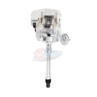 Chevy Small/Big Block SBC BBC V8 HEI Distributor w/ Clear Super Cap 350 ...