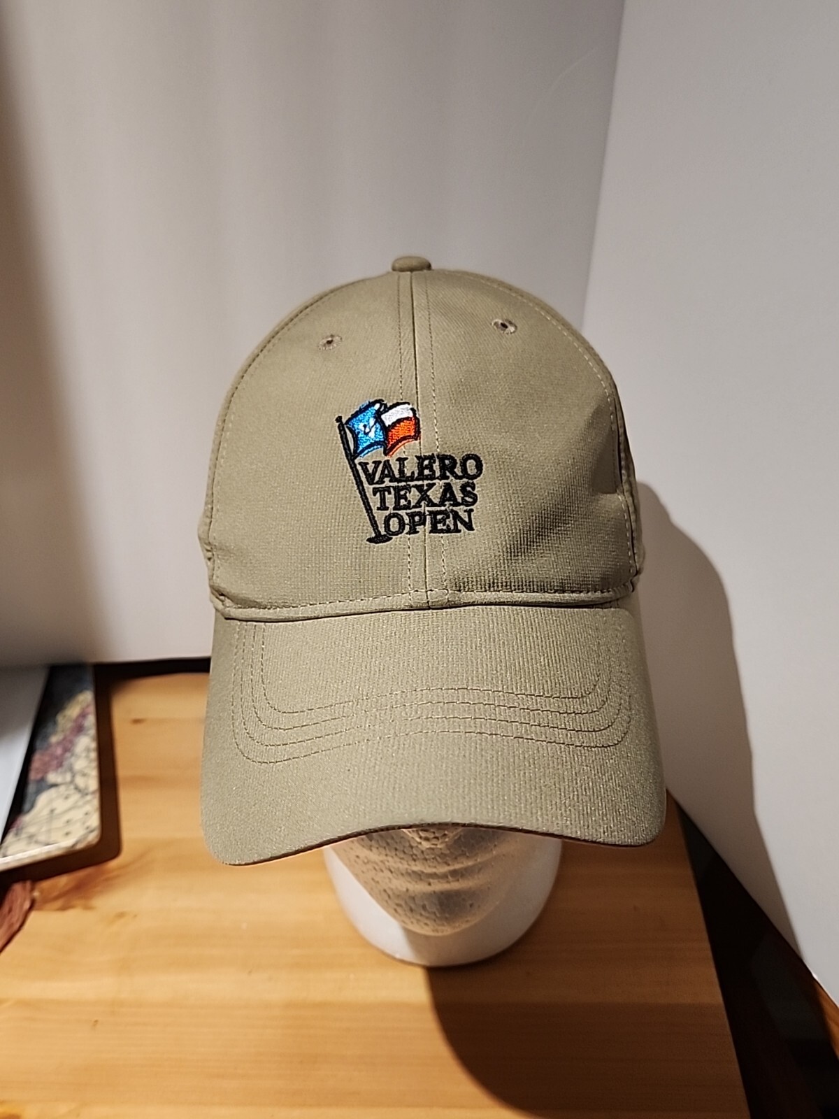 Rare Nike Golf Valero Texas Open Golf Cap Hat Adult Adjustable Tan ...