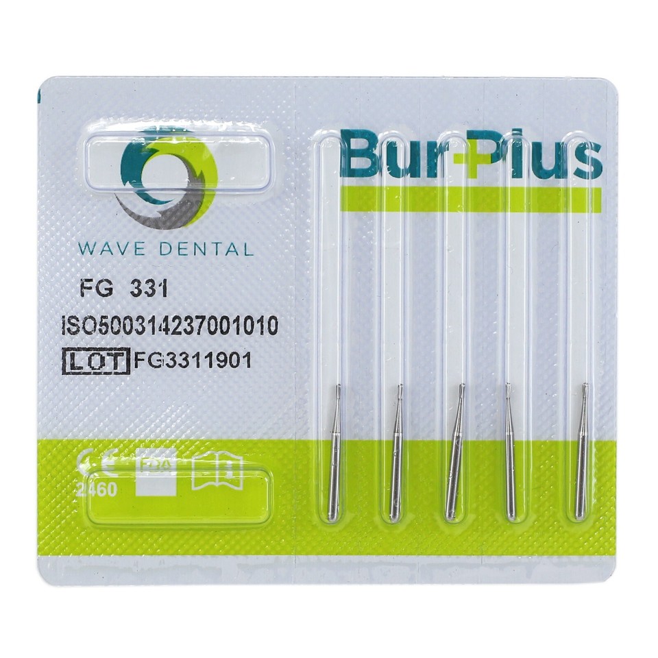 Wave Dental Carbide Burs FG 330 331 332 For High Speed Handpiece Pear ...
