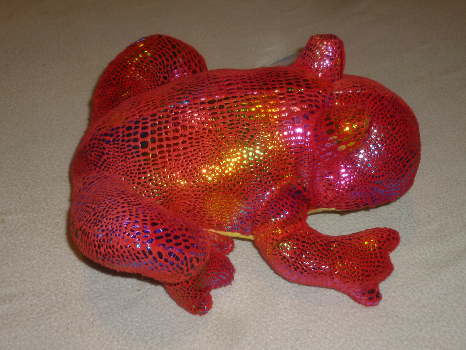 NEW W TAG SHIMMER COLOR RED FROG PLUSH TOY SUGAR LOAF NWT SUMMER SQUAD ...