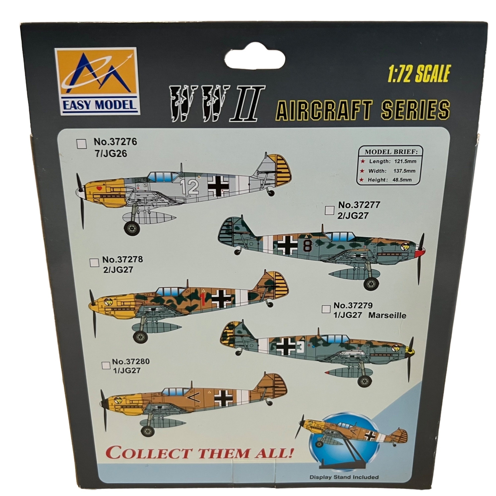 Easy Model Platinum Collectible WWII Aircraft Bf109E/TROP #37280 | eBay