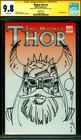 CGC SS 9.8 The Mighty Thor #1 Sketch of ODIN by Walt Simonson | eBay