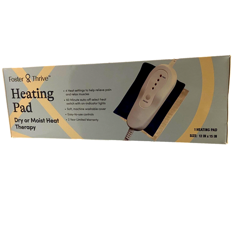 Foster & Thrive Heating Pad Dry Or Moist Heat Therapy | eBay