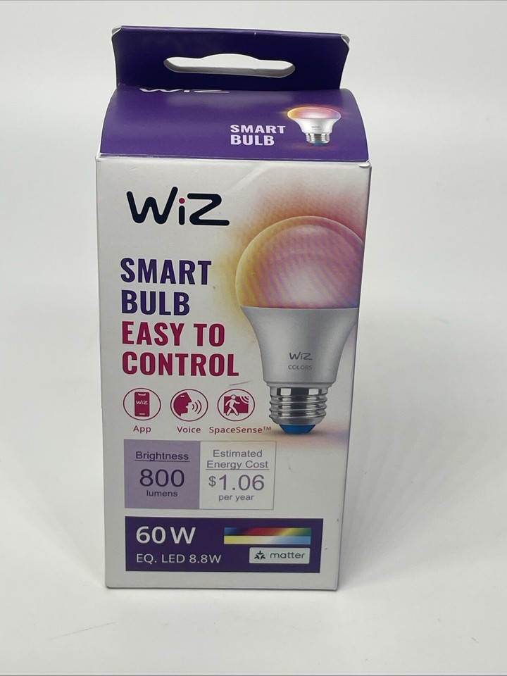 60W A19 LED Smart Light Bulbs - Connects to Your Wi-Fi - E26 Smart Bulb ...