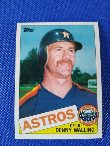 1985 Topps Baseball Card #382 Denny Walling - Houston Astros | eBay