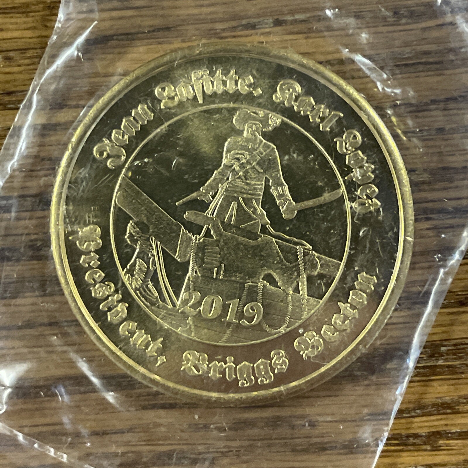 2019 LAKE CHARLES LA Contraband Days, 1.5 inch Bronze Token - Original ...