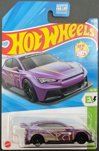 Hot Wheels CUPRA e-RACER, Purple, 72/250, 2025 C-Case, *BOX SHIPPING ...