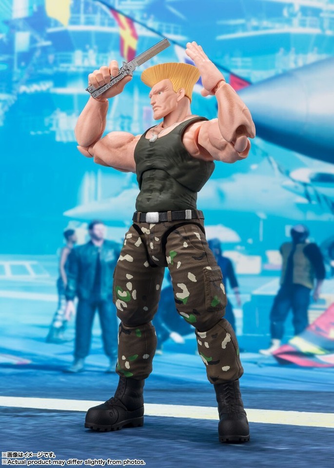 Street Fighter Guile Outfit 2 6in Action Figure S.H.Figuarts S.H ...