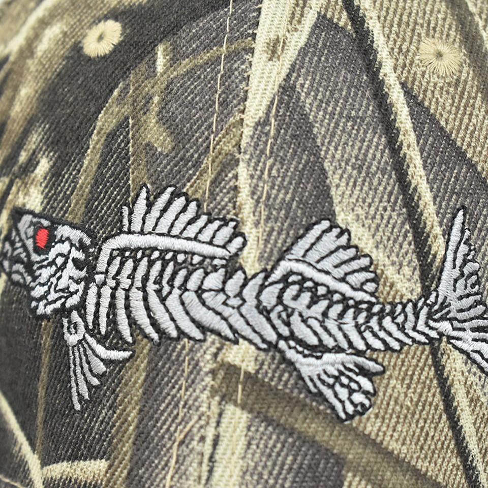 Embroidered Fish Bone Mens Caps Camouflage Hunting Fishing Baseball Cap ...