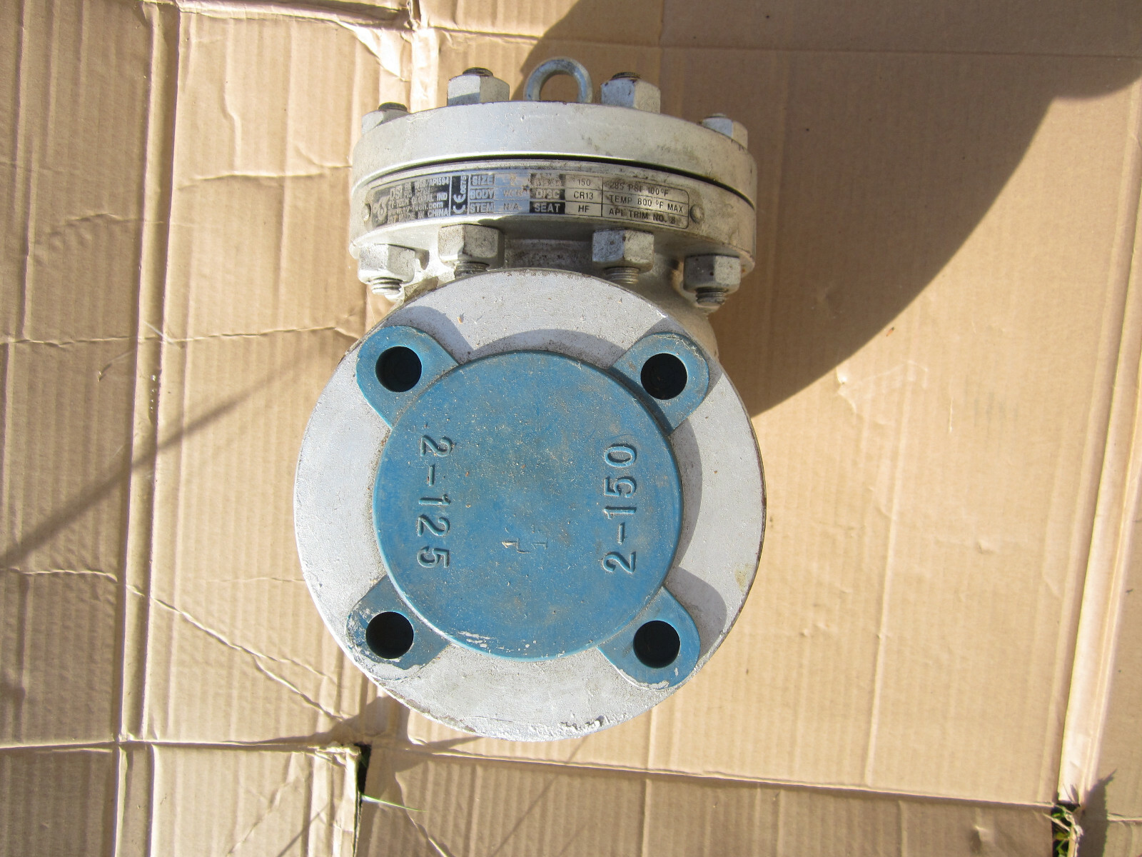 2'' DSI Valve # 137 150# Carbon Steel Flanged End Swing Check Valve New ...