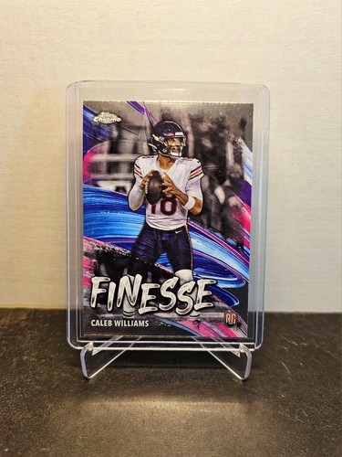 CALEB WILLIAMS 2024 Topps Chrome 🏈 ROOKIE CARD Lot 2 YOUTHQUAKE-FINESSE ...