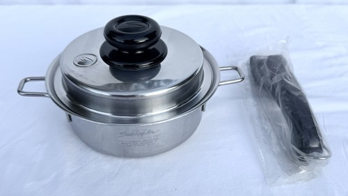 Saladmaster T304 Surgical Stainless Steel 1 Quart Saucepan Waterless ...