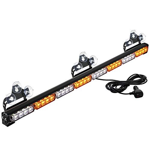 36-Inch 32LED Traffic Advisor Light Bar with Flashing Emergency Caution ...
