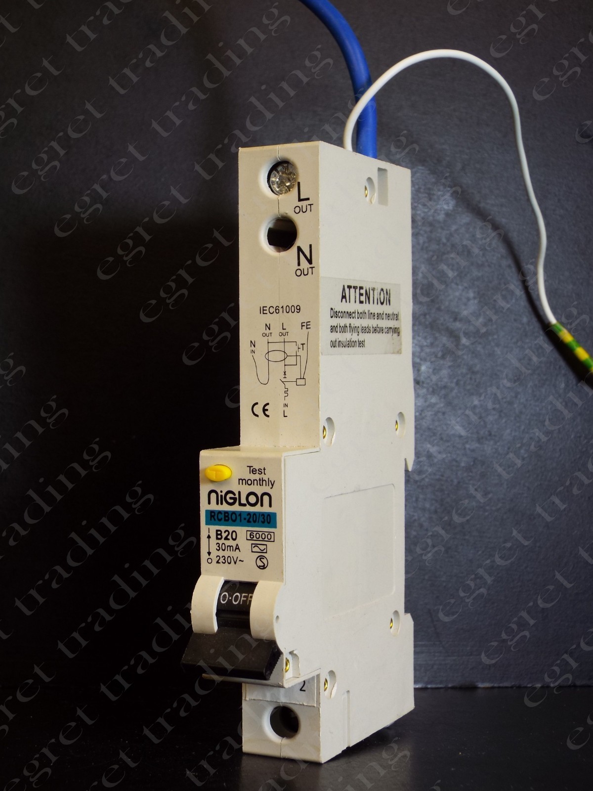 Niglon 30mA RCBO 6A 16A 20A 32A 40A - TESTED - Free Delivery | eBay UK