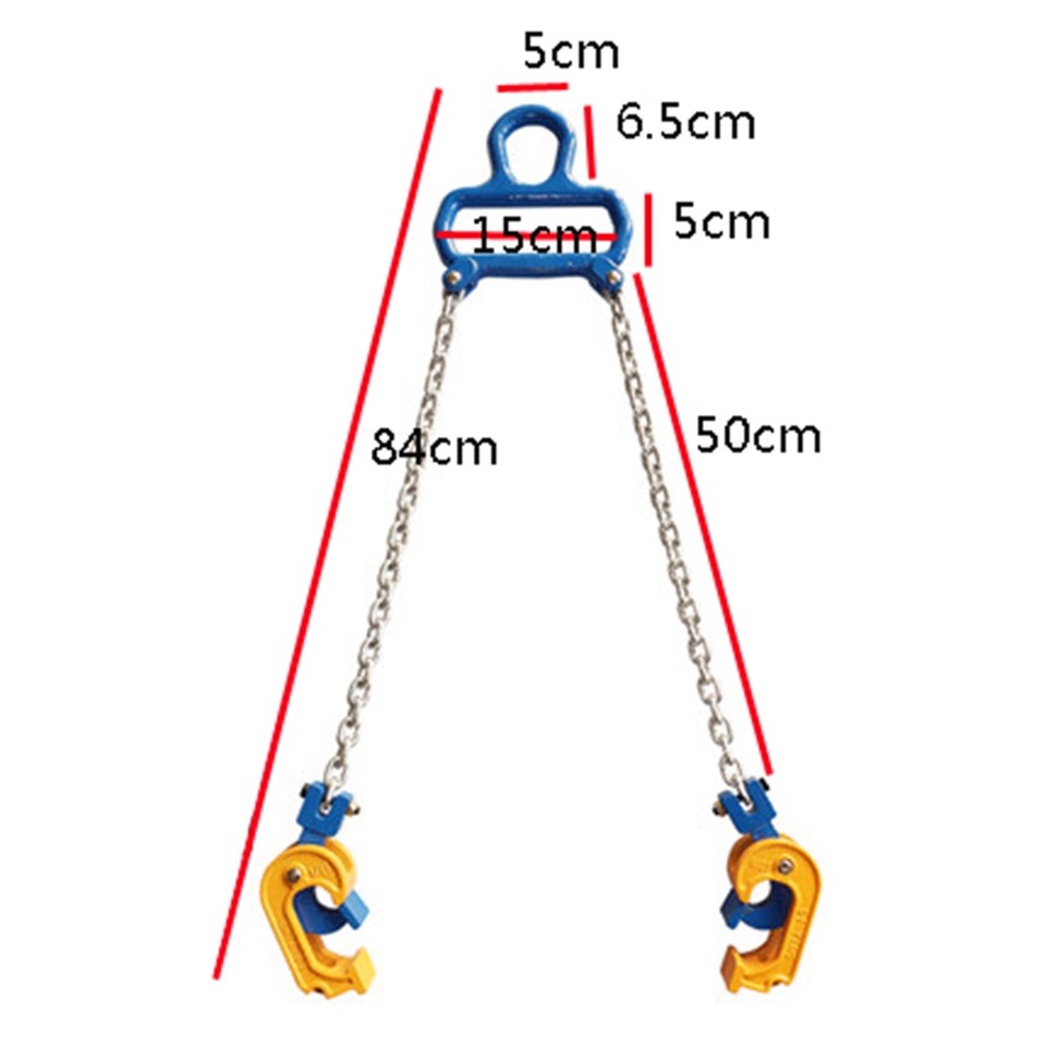 1.0 T Chain Drum Lifter 2200 lbs Lift Barrel Lifter Vertical Hoist for ...