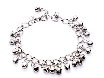 Bell Ankle Bracelet 20 Bells Anklet Quality Shiny Steel Dancing Bells ...