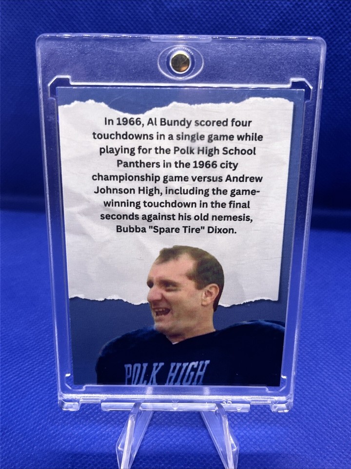 The Legendary Al “Touchdown” Bundy CUSTOM Cracked Ice Polk High | eBay